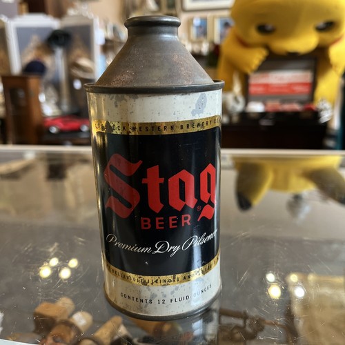 STAG BEER Conetop beer can - Bellville, IL | eBay