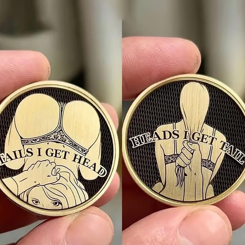 Funny Heads and Tails Heads I Get Tail-Tails I Get Head Double Side ...