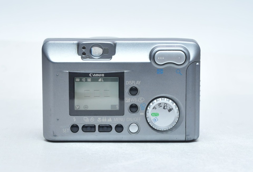 Canon PowerShot A40 Compact Classic Digital Camera W/ Canon 8MB CF | eBay