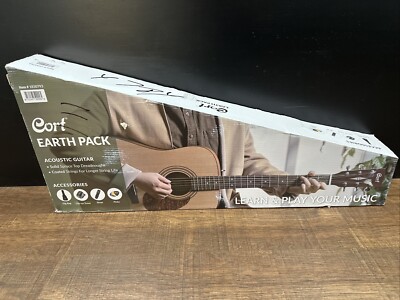 Cort Acoustic Guitar Earth Pack Bundle, With Accessories - | eBay