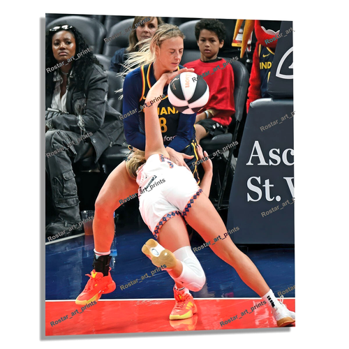 8x10 SOPHIE CUNNINGHAM JACY SHELDON Foul ENFORCER WNBA Fever Photo ...
