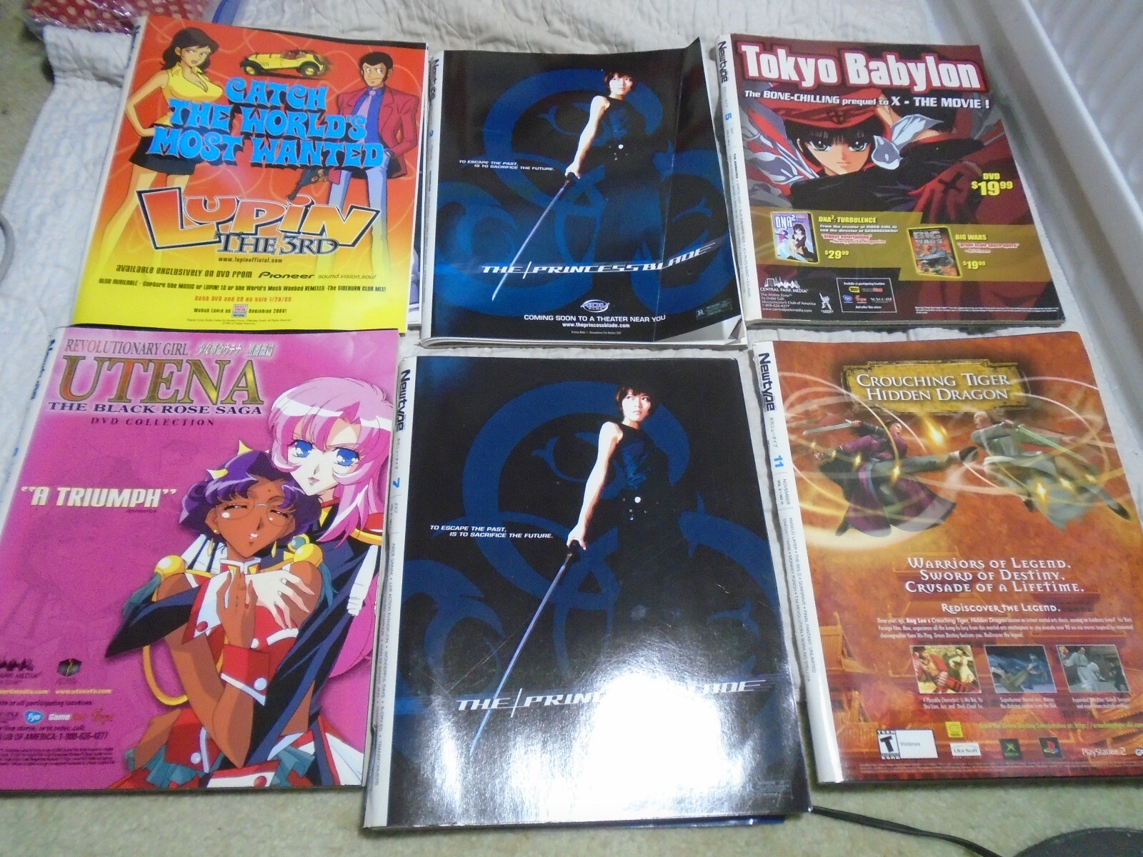 Newtype USA Magazine Lot 6 Issues 2003 w/ Posters | NO DVDS 1 2 5 6 7 11 | eBay