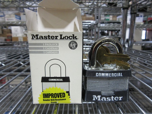 Master Lock No. 1KA Laminated Steel Padlocks - Silver for sale online ...