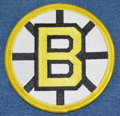 Large NOS Original Vintage 90s BOSTON BRUINS 6" Patch NHL Hockey Jersey ...
