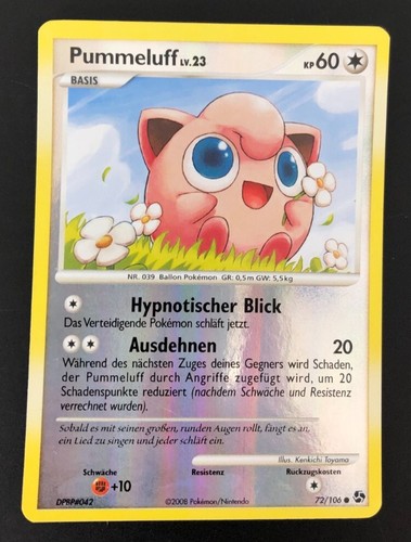 ∛∎ Pokemon Card reverse Pummeluff rondoudou 72/106 Epische Rencontres ...