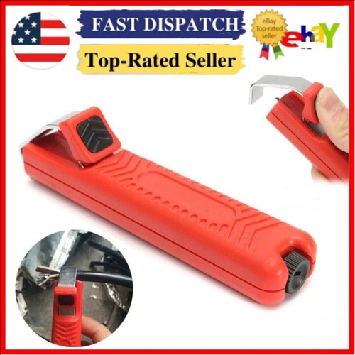 Insulated Rotating Blade Cable Stripping Knife Stripper Cutter ...
