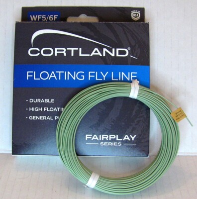 Cortland Fairplay Floating Fly Line, WF5/6F, 84FT 326057 30 Foot Head ...