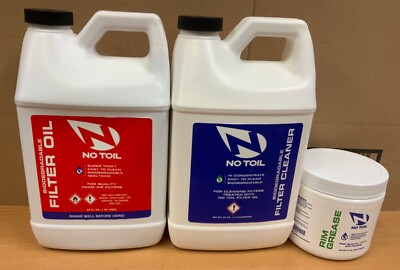 NO TOIL AIR FILTER OIL ,CLEANER AND GREASE COMBO BIODEGRADABLE MX MOTOX ...