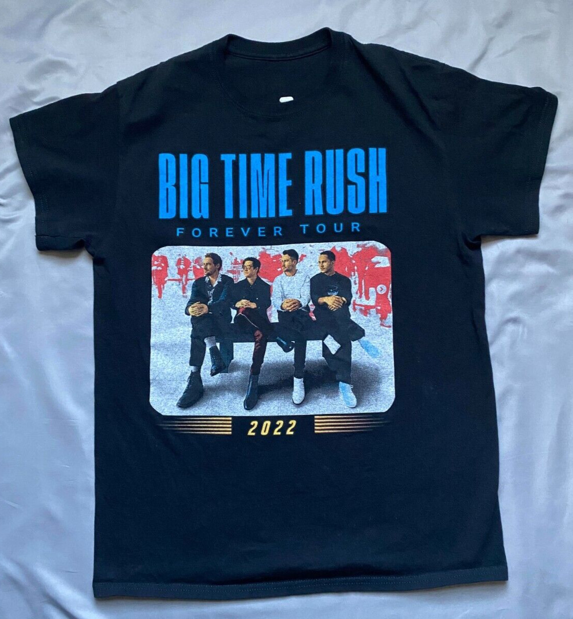 Big Time Rush Forever Tour 2022 Medium Black Graphic … - Gem