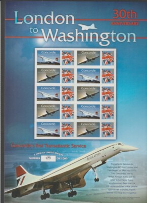 GB MINT Benham 2006 Concorde smiler sheet 1st class NVI self-adhesive | eBay
