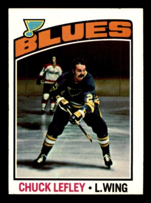 1976 Topps Hockey #63 Chuck Lefley VG | eBay