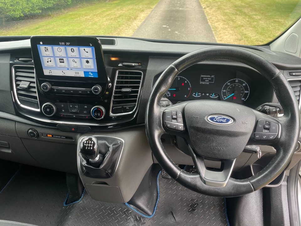 FORD TRANSIT CUSTOM FRAIL VAN LIMITED 2018/68 87k SILVER 1 OWNER | eBay UK