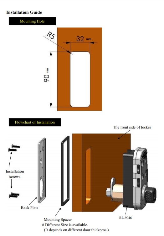 Combination Lock for Locker with Override key (silver) | eBay