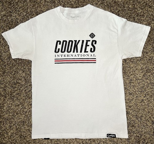 Cookies International Clothing LG 20” X 29 White Tee | eBay