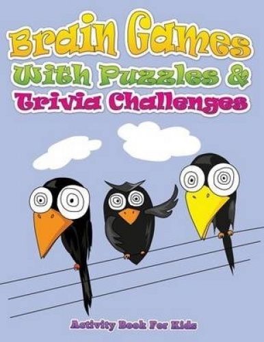 Brain Games with Puzzles and Trivia Challenges (Activity Book for Kids ...