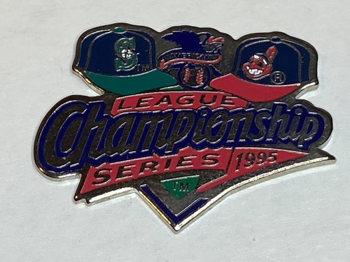 Cleveland Indians Pin 1995 AL American League Champions Series Seattle ...