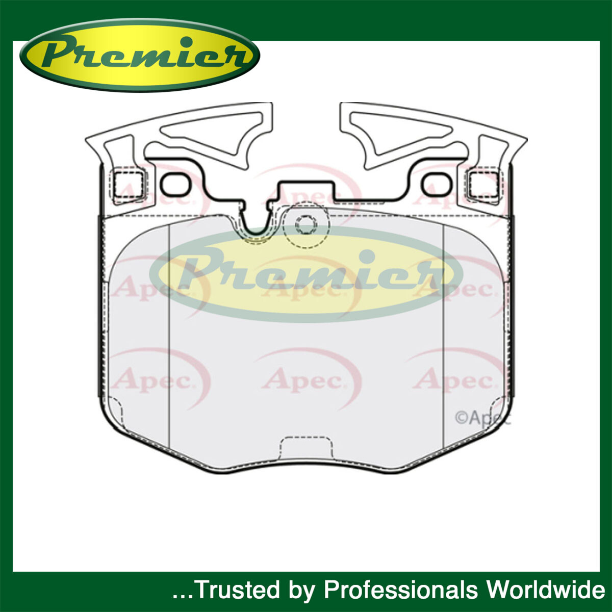Premier Front Brake Pads Set Fits BMW 5 Series 7 X3 3 #1 34116889570 ...