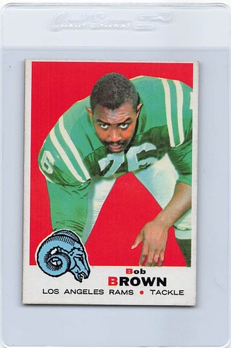 1969 Topps #245 Bob Brown Rams NM *DA-D108 | eBay