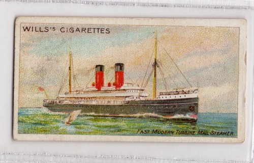 Wills Australia Royal Mail 1913 #10 First class mail steamer | eBay