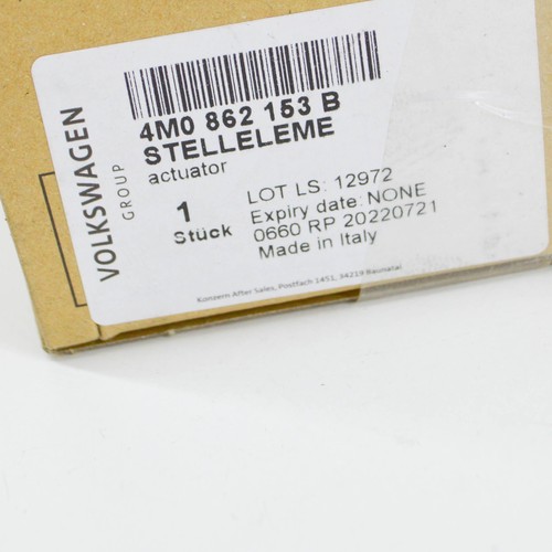 New AUDI A6 C8 Fuel Tank Cover Actuator Motor 4M0862153B | eBay