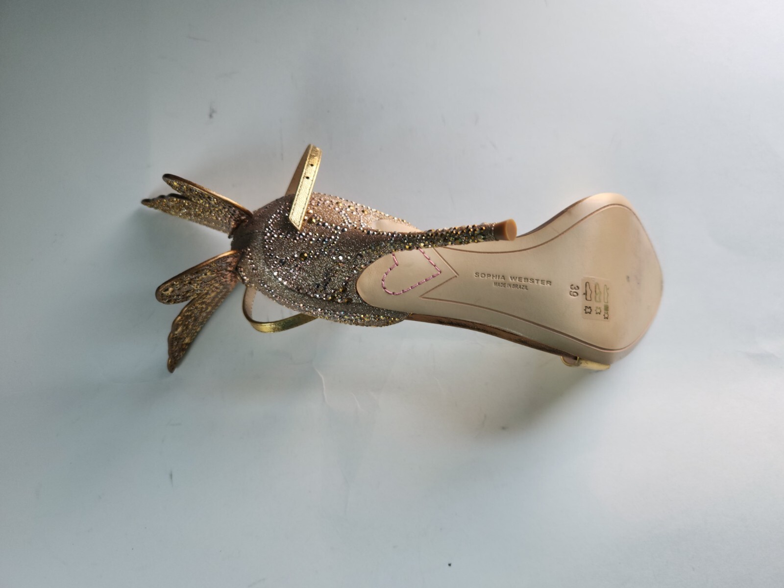 Sophia Webster Chiara Embellished Wing Sandals US siz… - Gem