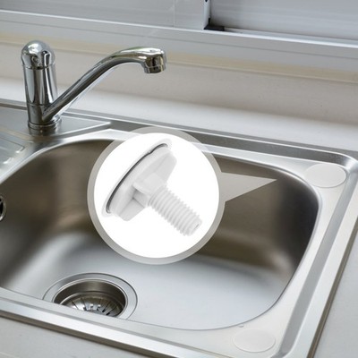 4 Pcs Plastic Kitchen Tap Hole Covers Sink Hole Sealing Caps Plug ...