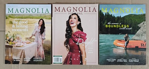 Magnolia Journal Magazines Lot Of 3 Issues 21 34 35 Joanna Gaines ...