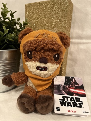 Mattel Disney Star Wars Plush Stuffed Animal - WICKET (8 inch) - New ...