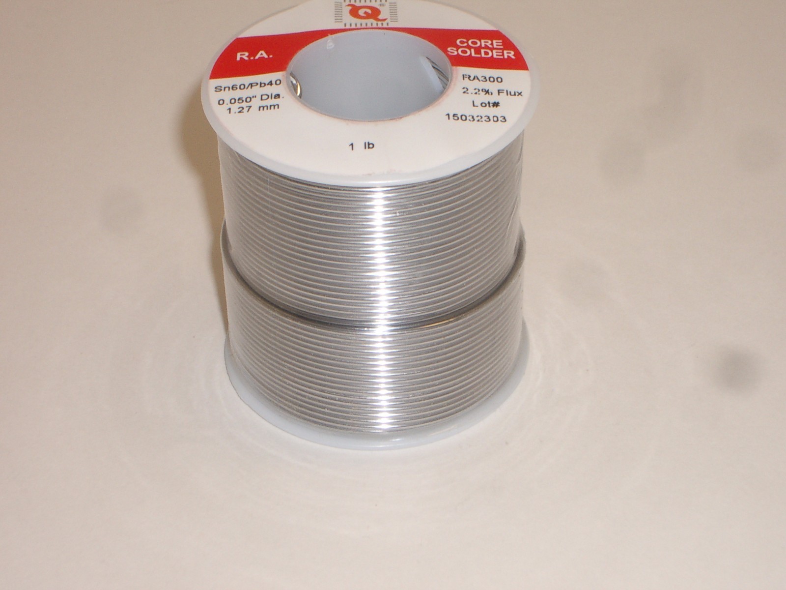 Qualitek Rosin Core (RA300) Wire Solder 60/40 .050