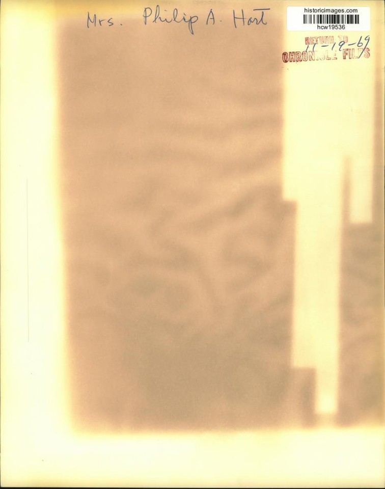 1962 Press Photo Mrs. Philip A. Hart, wife of the Michigan senator ...