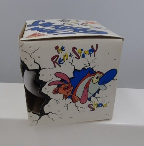The Ren & Stimpy Show Nickelodeon 8 Oz Smashed Coffee Mug Cup Dakin ...