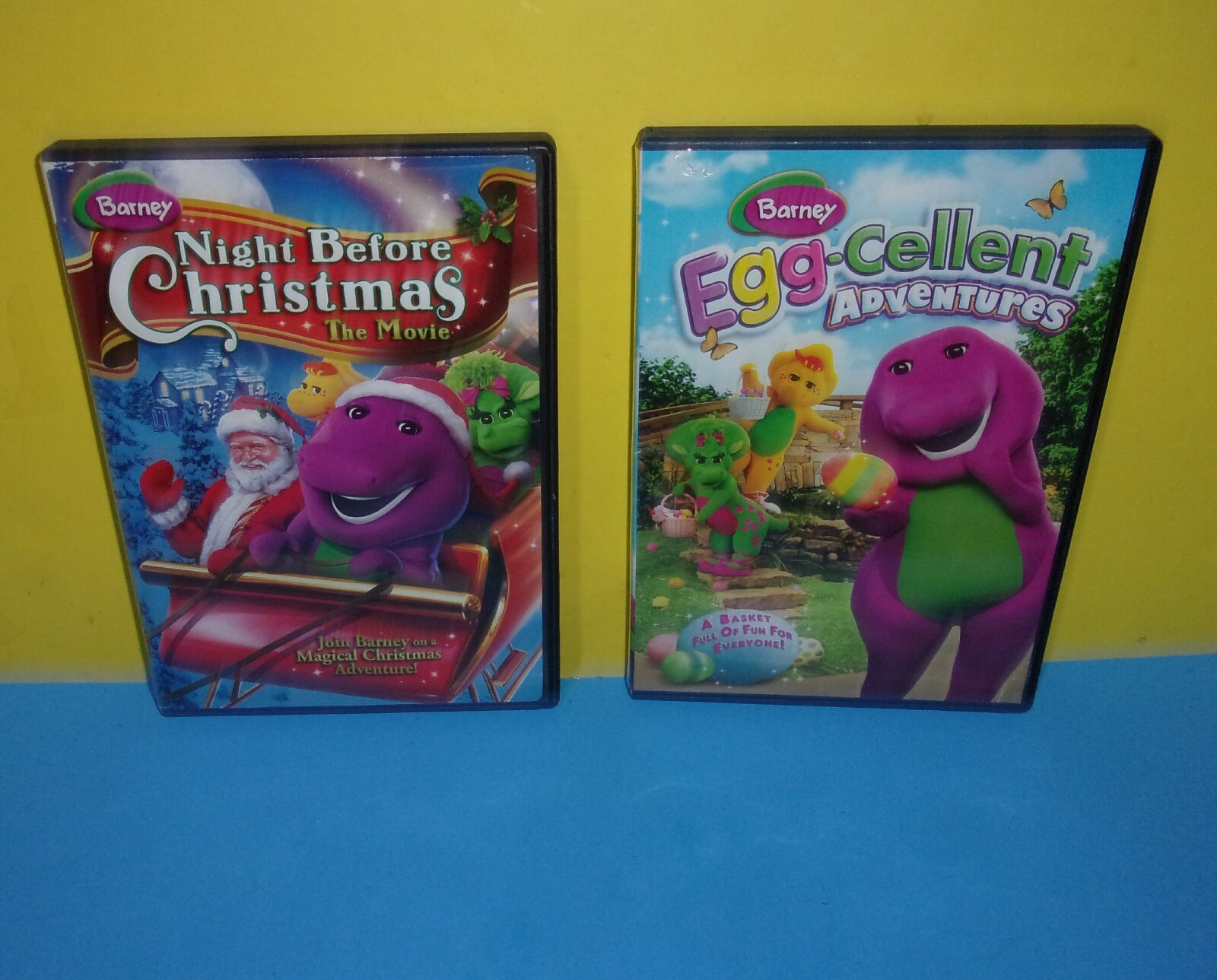Barney: Egg-cellent Adventures and Barney Night Before Christmas The ...