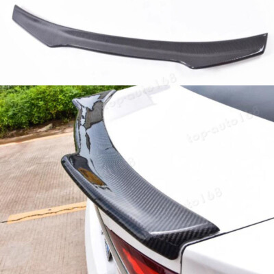 Carbon Fibre Rear Door Tail Trunk Spoiler Wing Lip For Ford Fusion 2013 ...