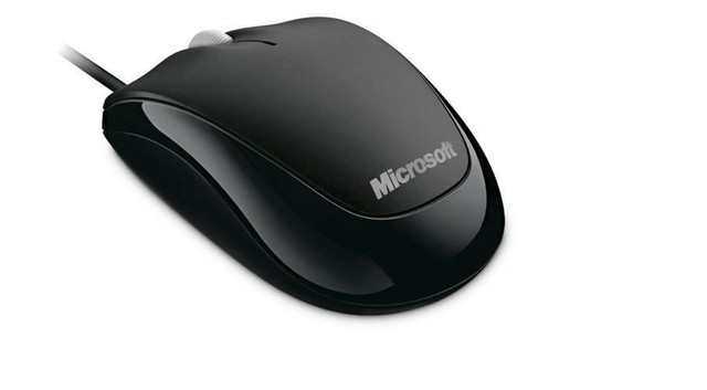 Microsoft 500 V2.0 1344 Compact Optical USB Mouse Black for sale online ...