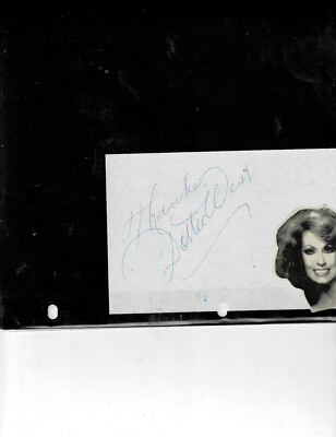 Dottie West Country Singer Autograph on a 4x6 paper | eBay