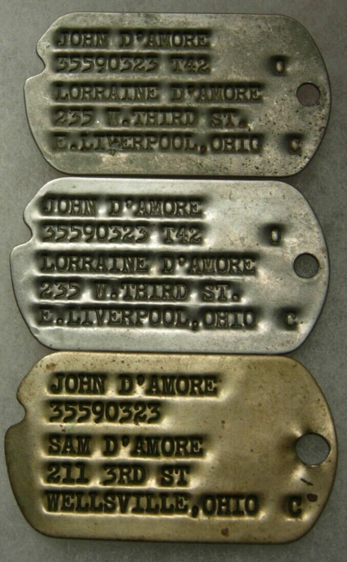 Ww2 Military Dog Tags
