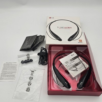 LG Tone Ultra HBS-800 Wireless Stereo In-Ear Headsets Black tested read ...