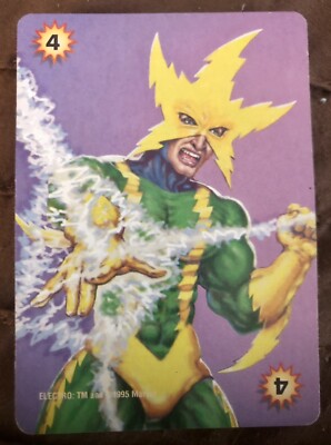 Marvel Overpower Power Cards 1995 Electro | eBay