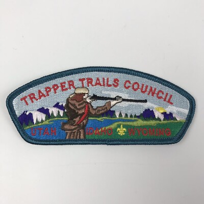 Trapper Trails Council Patch Utah Idaho Wyoming New | eBay