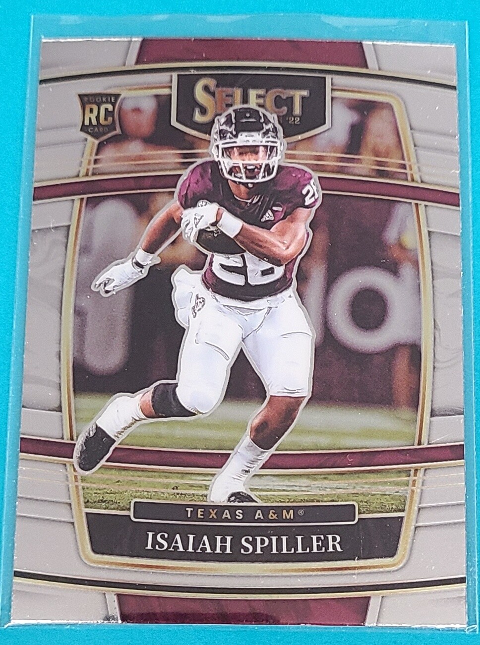 2022 Panini Select Draft Picks RC #18 Isaiah Spiller Texas A&M FOOTBALL ...