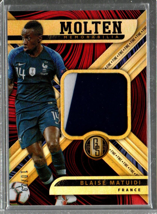 2019-20 FIFA Gold Standard Molten Mem Fine #20 Blaise Matuidi Jersey ...