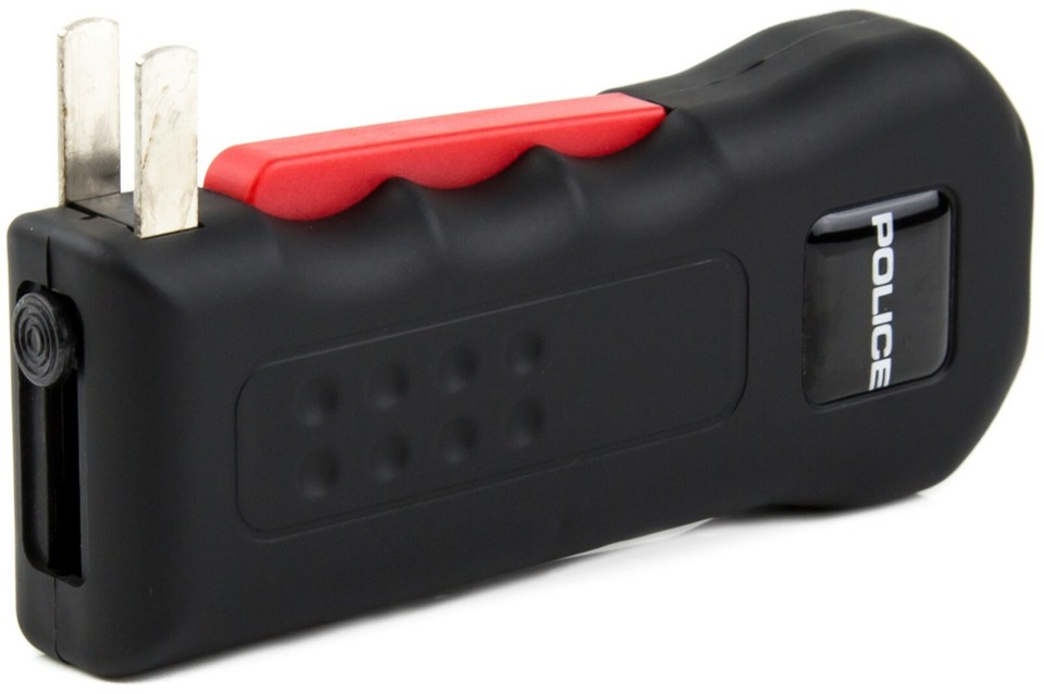 POLICE Stun Gun 512 700 BV Rechargeable with LED Flashlight Black | eBay
