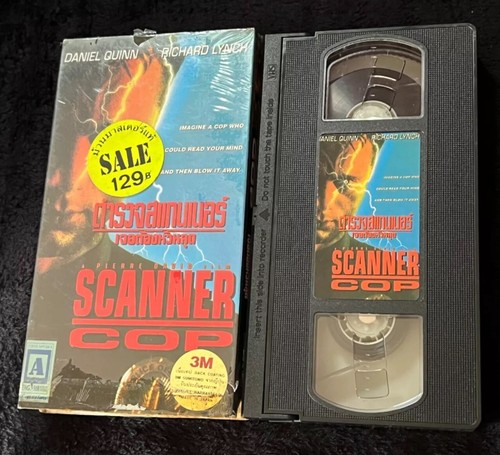 Scanner Cop 1994 (Style 2) Thai VHS Rare Sci-Fi Horror PAL FORMAT ...