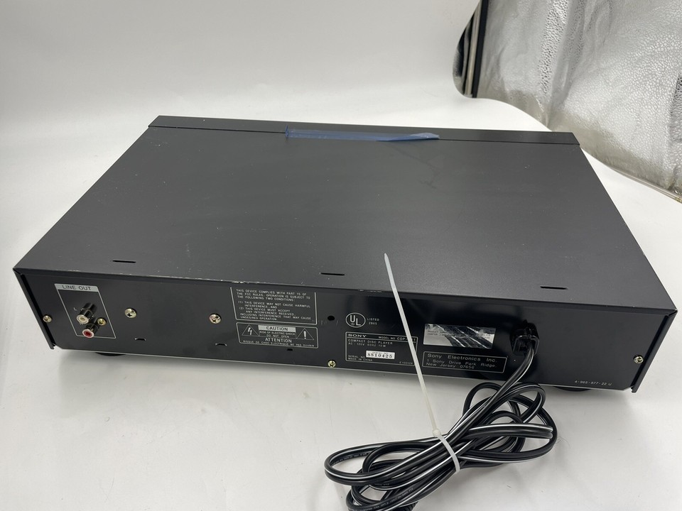 Sony CDP-211 Single Disc CD Compact Disc Player | eBay