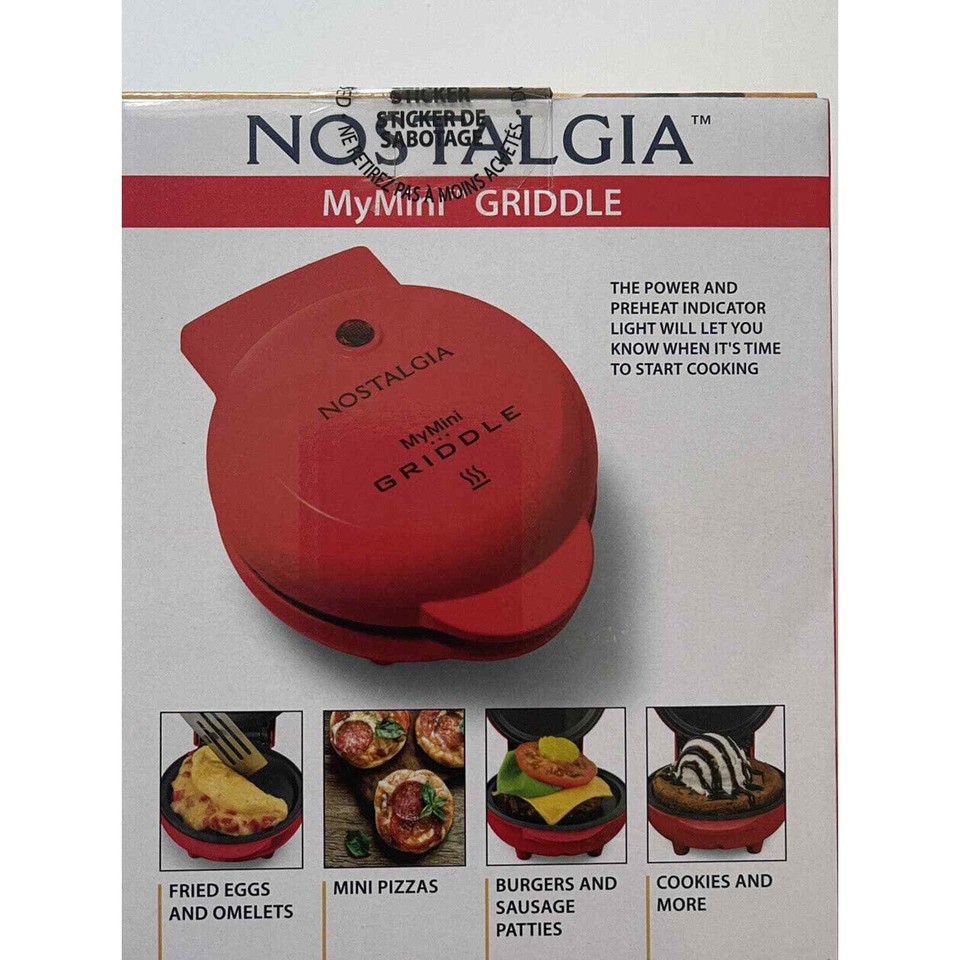 Nostalgia My Mini Griddle Non-Stick Compact 5" NIB | eBay