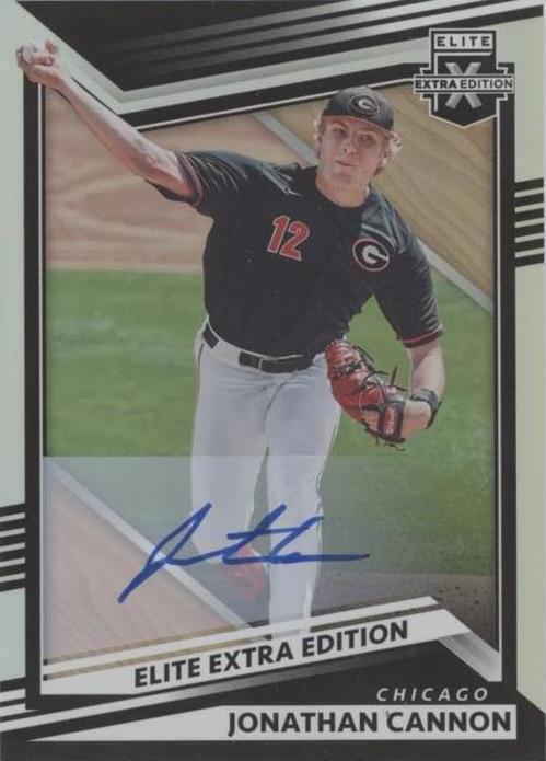 2022 Panini Elite Extra Edition - Jonathan Cannon #81 Signatures (AU ...