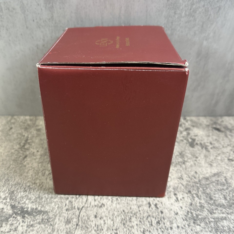 Lenox Christmas Trinket Box Holly Berry 3” Square Jewelry Box Gold Trim ...