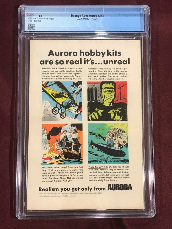 STRANGE ADVENTURES 233 CGC 9.2 MURPHY ANDERSON 1971 | eBay