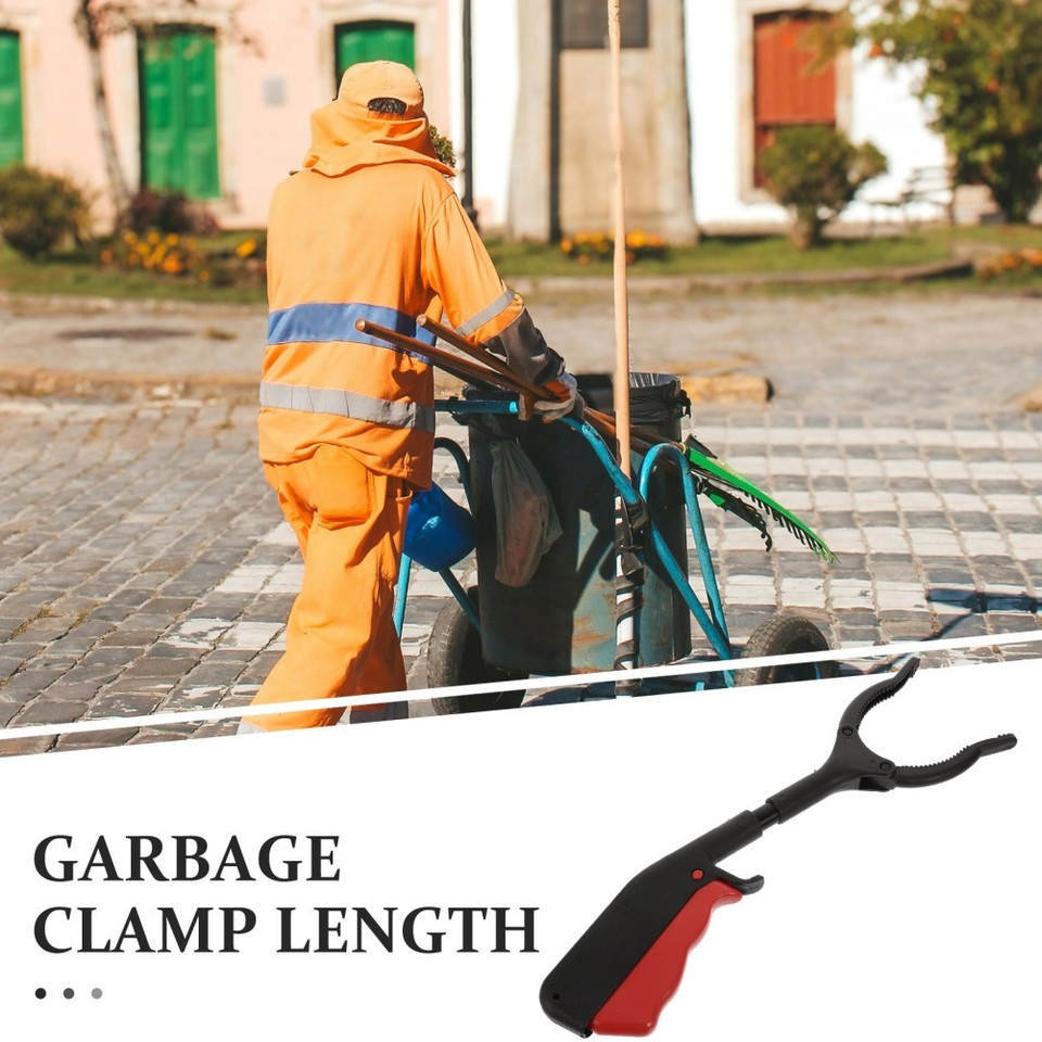Rubbish Grabber Trash Pickup Stick Garbage Heavy Duty Reacher Gripper ...