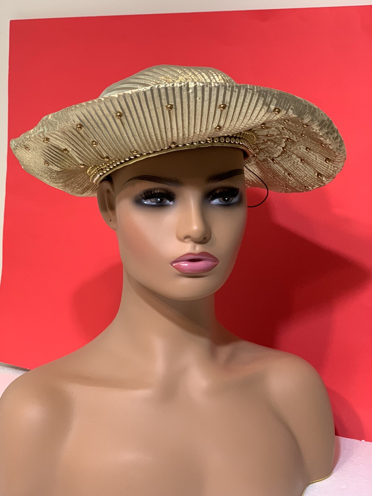 VINTAGE SUMMER HAT WITH A BOW BY DEBORAH OF NEW YORK… - Gem